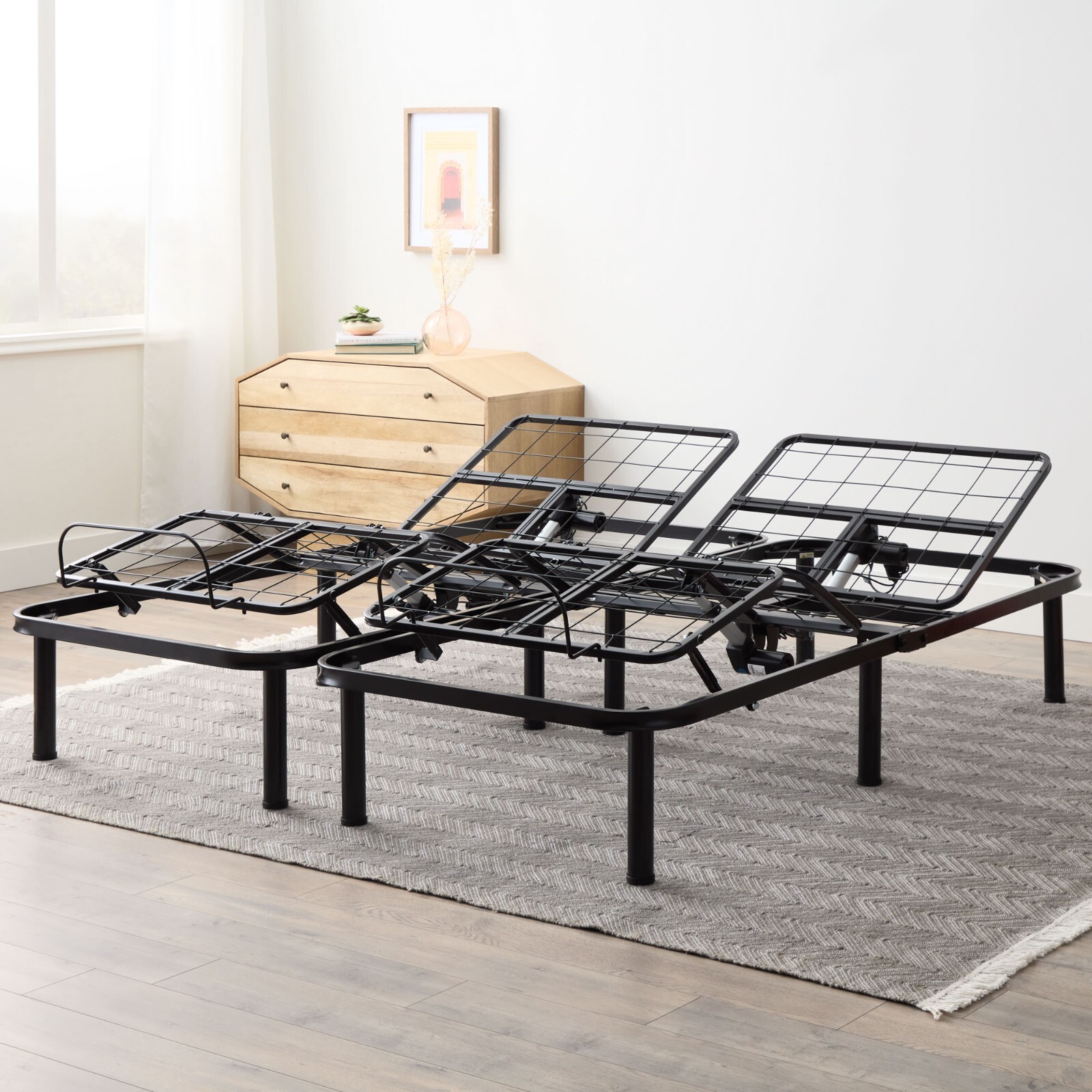 Linenspa Adjustable Base - Bed Frame with Independent Head and Foot ...