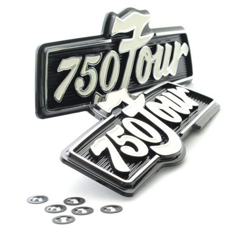 Honda CB 750 Four K3-K6 Seitendeckel Embleme Satz Badge Emblem Kit Side ...