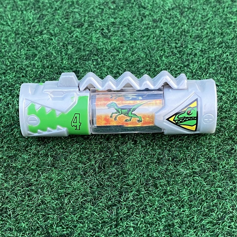 Power Rangers Dino Super Charge Charger #4 Velociraptor green energem ...