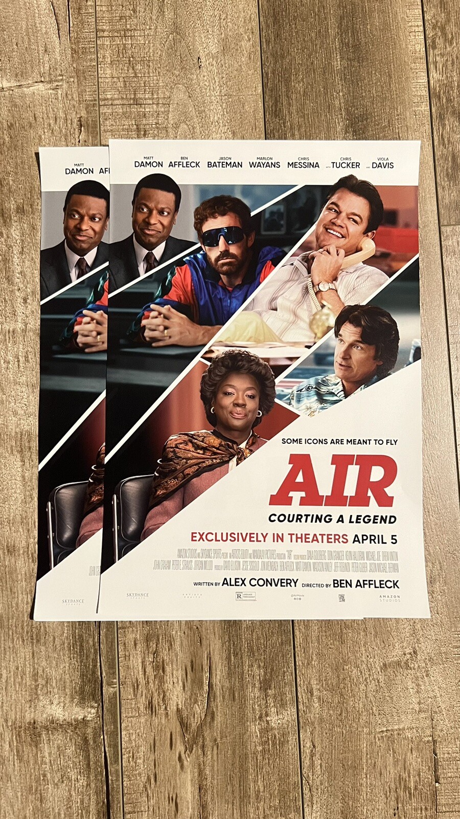 Air Courting a Legend - original promo AMC movie poster 18x12 Air ...