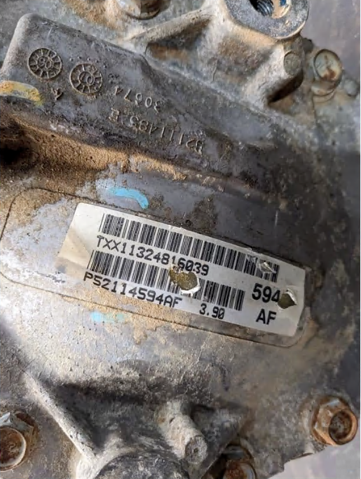 2007-2010 Dodge Charger & Chrysler 300 2.7L RWD rear diff differential ...