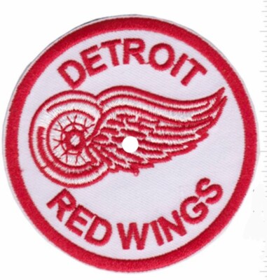 NHL Detroit Red Wing Team Hockey Jersey Iron/Sew On Quality Patch Fast ...