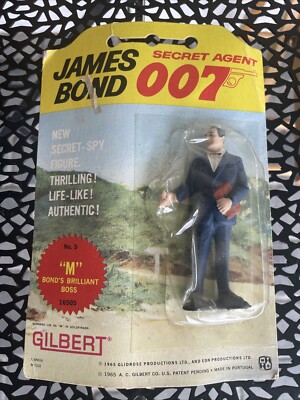 James Bond 007 SEALED No. 5 “M” Bonds Brilliant Boss Vintage 1965 ...