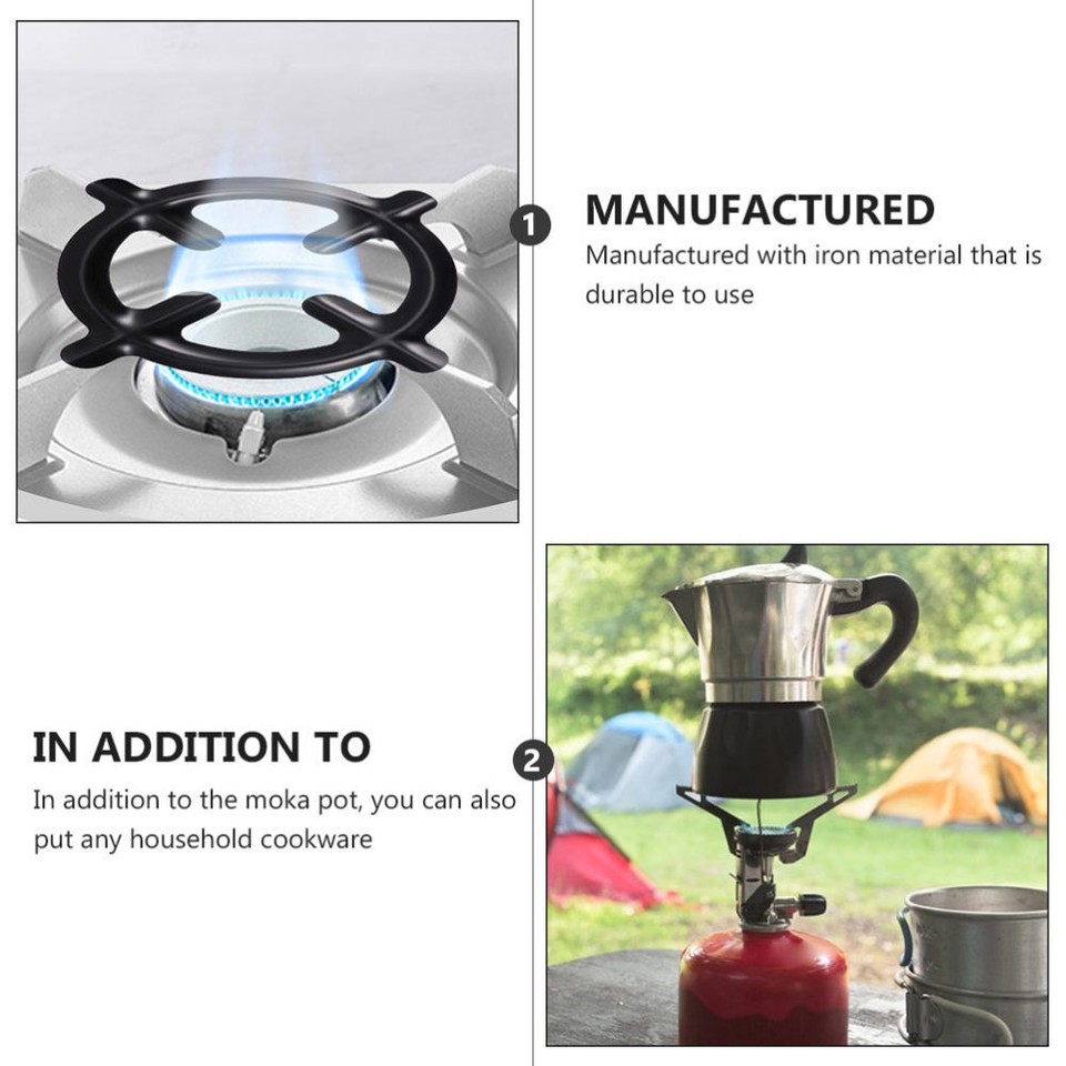 5 Pcs Cast Iron Wok Rack Kitchen Stove Wok Rack Gas Stove Pot Holder ...