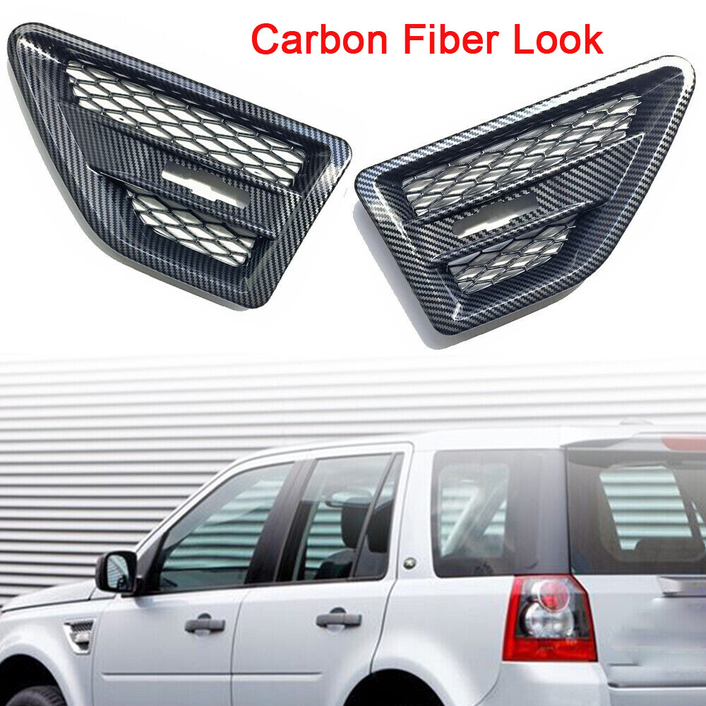 PAIR SIDE VENTS FOR LAND ROVER FREELANDER 2 FRONT WING AIR INTAKE ...