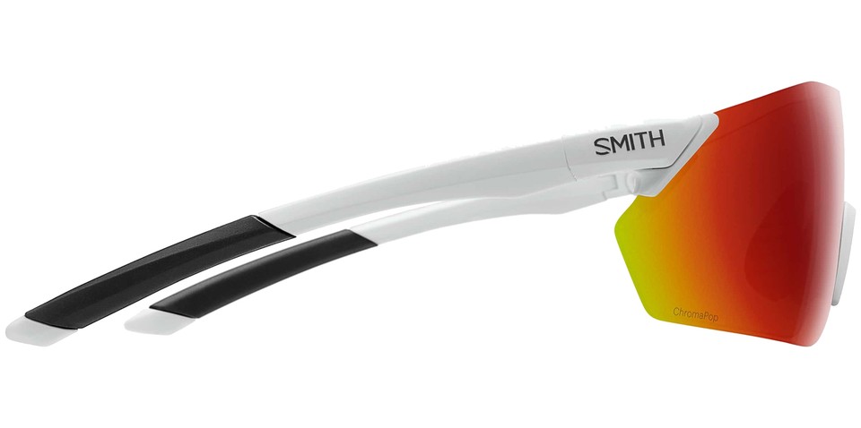 Smith Optics Reverb ChromaPop Mt White Rimless Shield Sunglasses ...