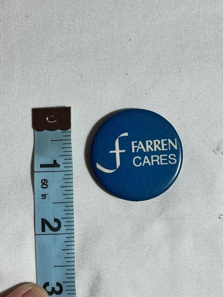 Antique Button Vintage Advertisement Farren Cares Hat Pin Button ...