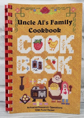 1990 Cookbook Uncle Al's Family Hartford Insurance Group Actuarial ...