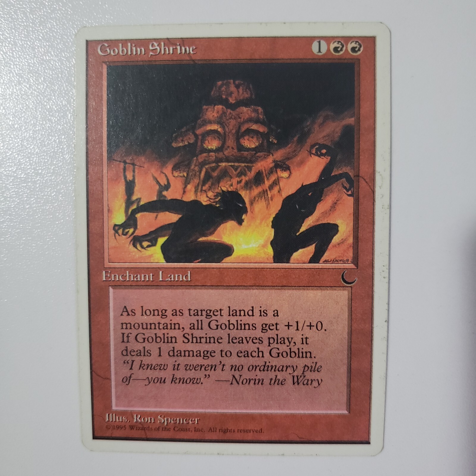 Goblin Shrine Vintage MTG Red Creature Magic the Gathering Card | eBay