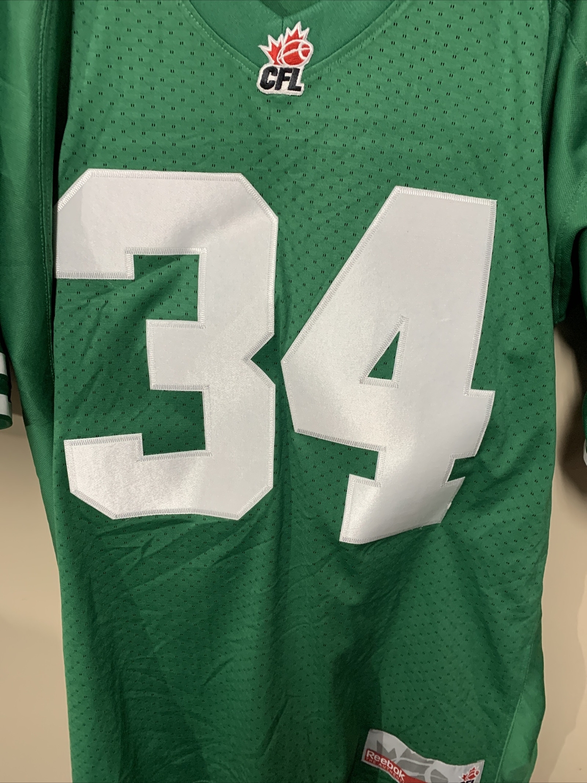 Reebok Saskatchewan Roughriders Autograph Jersey George Reed Auto Large ...