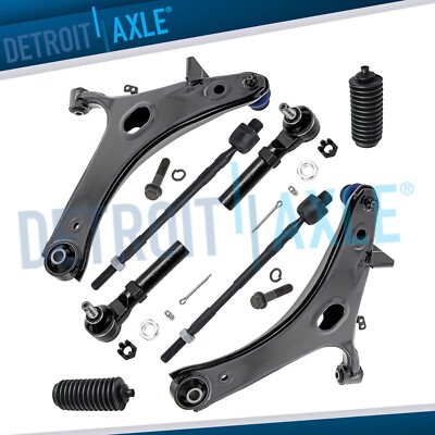 Front Lower Control Arms Tie Rods Boots for 2011 2012 2013 2014 Subaru ...