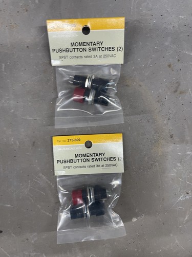 Archer Electronics Momentary Push Button Switch Radio Shack Positive ...