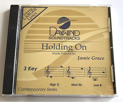 Daywind - Jamie Grace - Holding On - accompaniment track christian cd ...