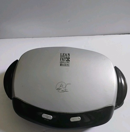 GEORGE FOREMAN'S LARGE LEAN MEAN FAT REDUCING GRILLING MACHINE w/2 ...
