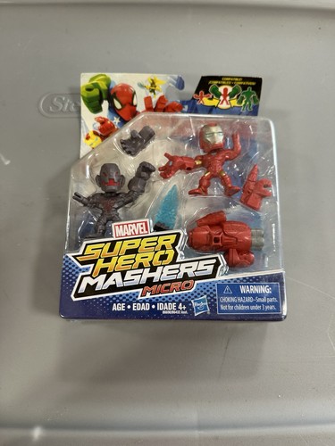 Hasbro Marvel Super Hero Mashers Micro Iron Man vs. Ultron Action ...