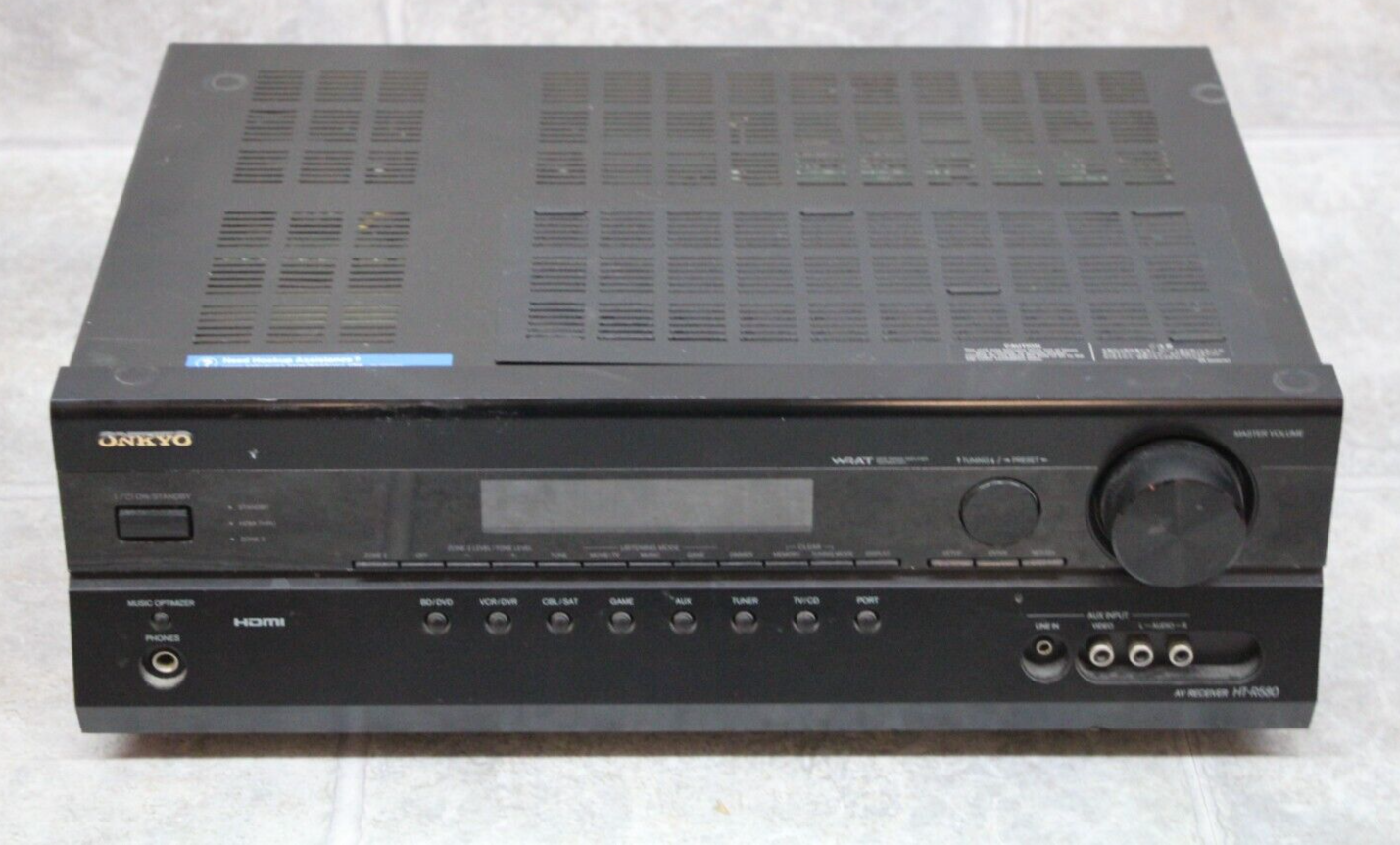 Onkyo AV HDMI Dolby True HD Pro Logic Receiver HT-R580 FOR PARTS/REPAIR ...