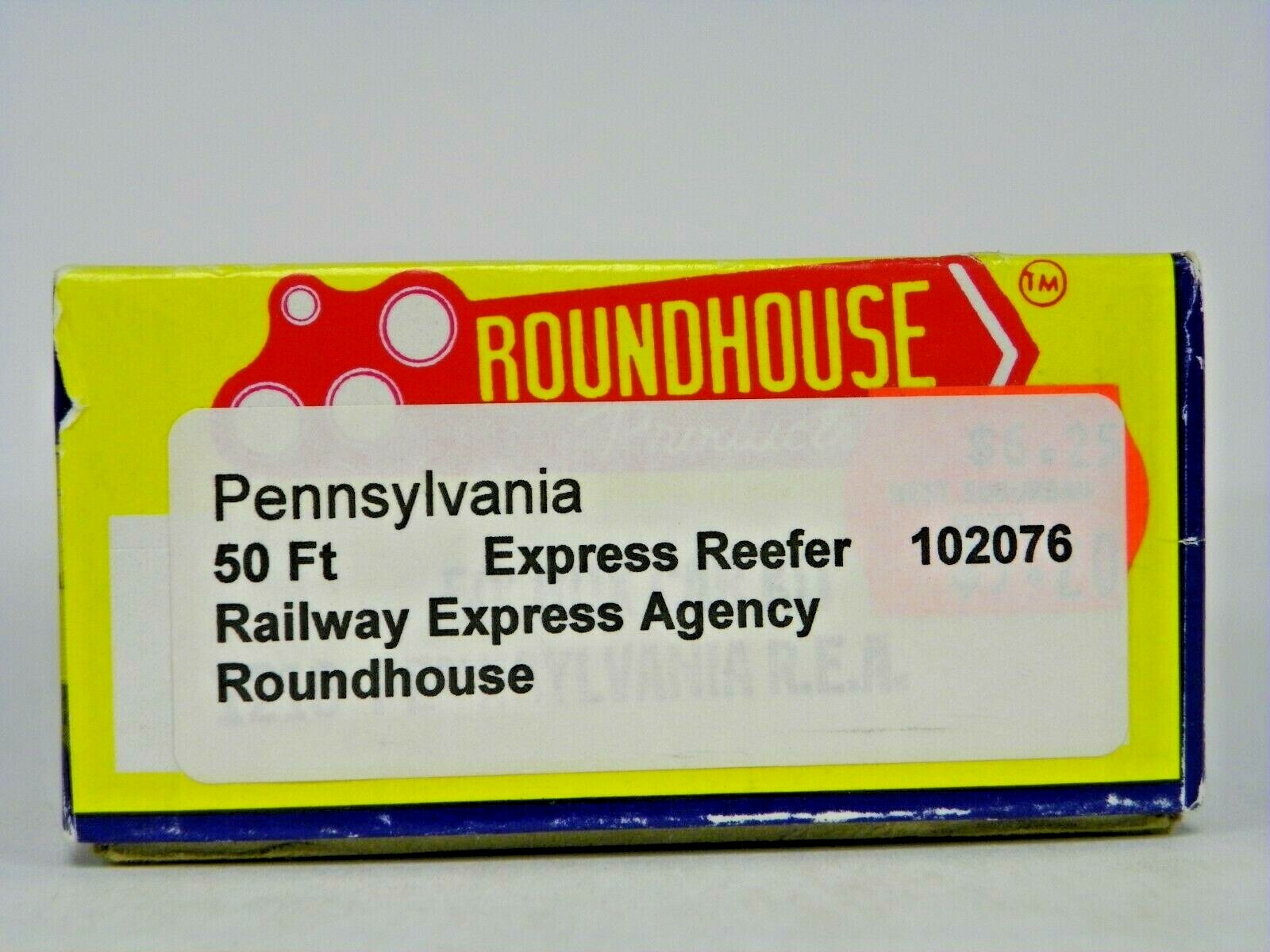 ROUNDHOUSE HO U/A "PENNSYLVANIA" 50' RAILWAY EXPRESS REEFER #102076 NOS ...