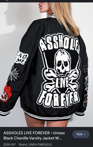 A,,holes Live Forever jacket | eBay