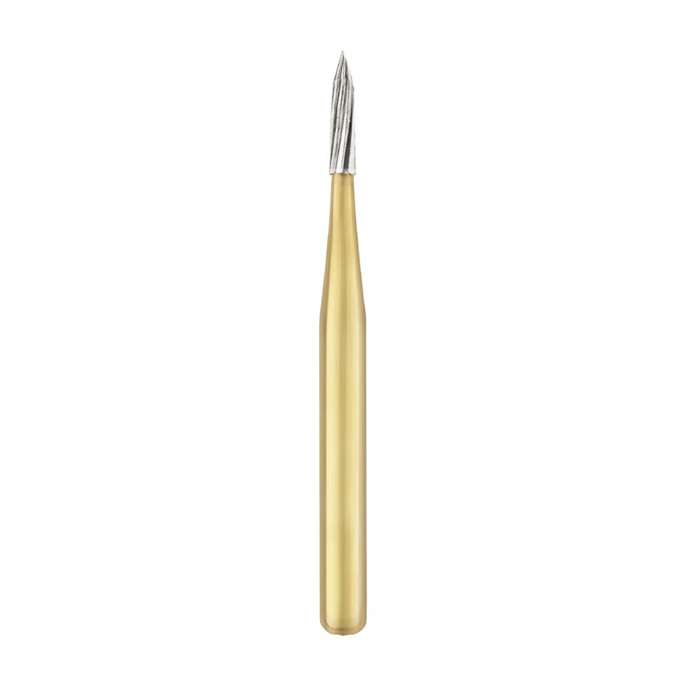 Dental Tungsten Carbide Gold Burs Trimming & Finishing & Polishing ...