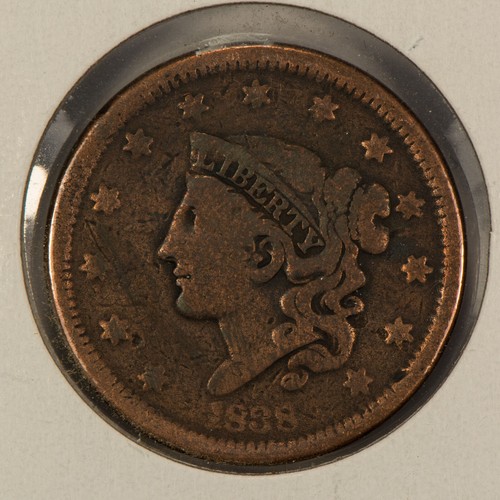 1838 1c Coronet Head Large Cent SKU-Y2597 | eBay