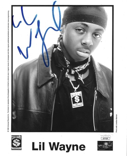 Lil Wayne Signed Autograph 8x10 Photo JSA COA Tha Carter Weezy Rapper ...