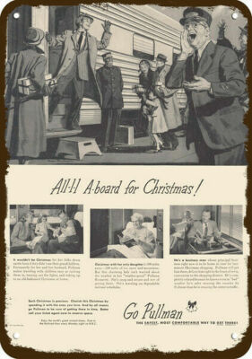 1949 PULLMAN Railroad Train Christmas Vintage-Look DECORATIVE REPLICA ...