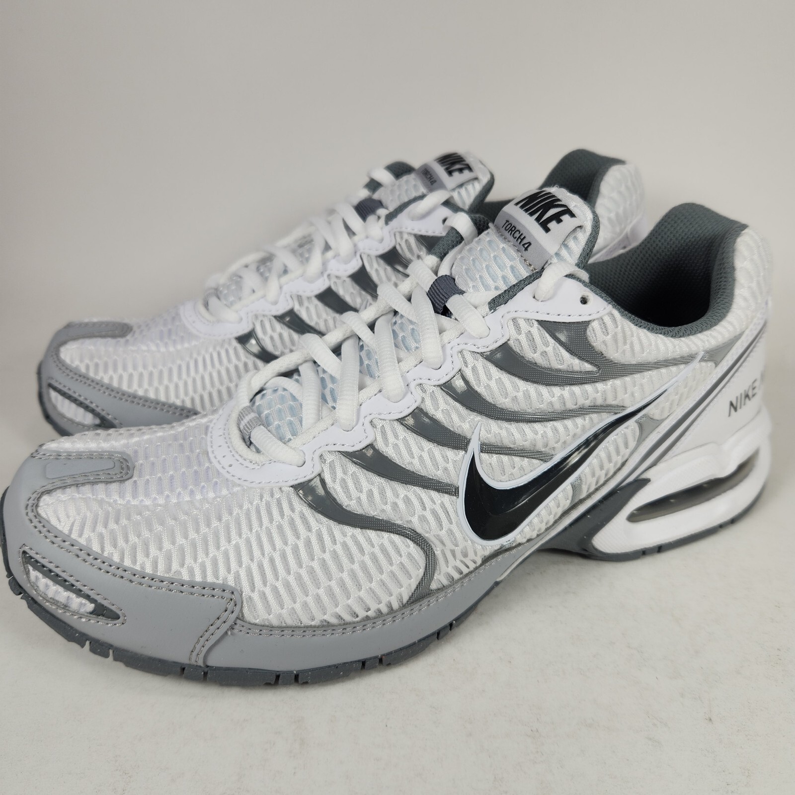 Nike Air Max Torch 4 Men's Size 10 White Grey Black Running Shoes ...