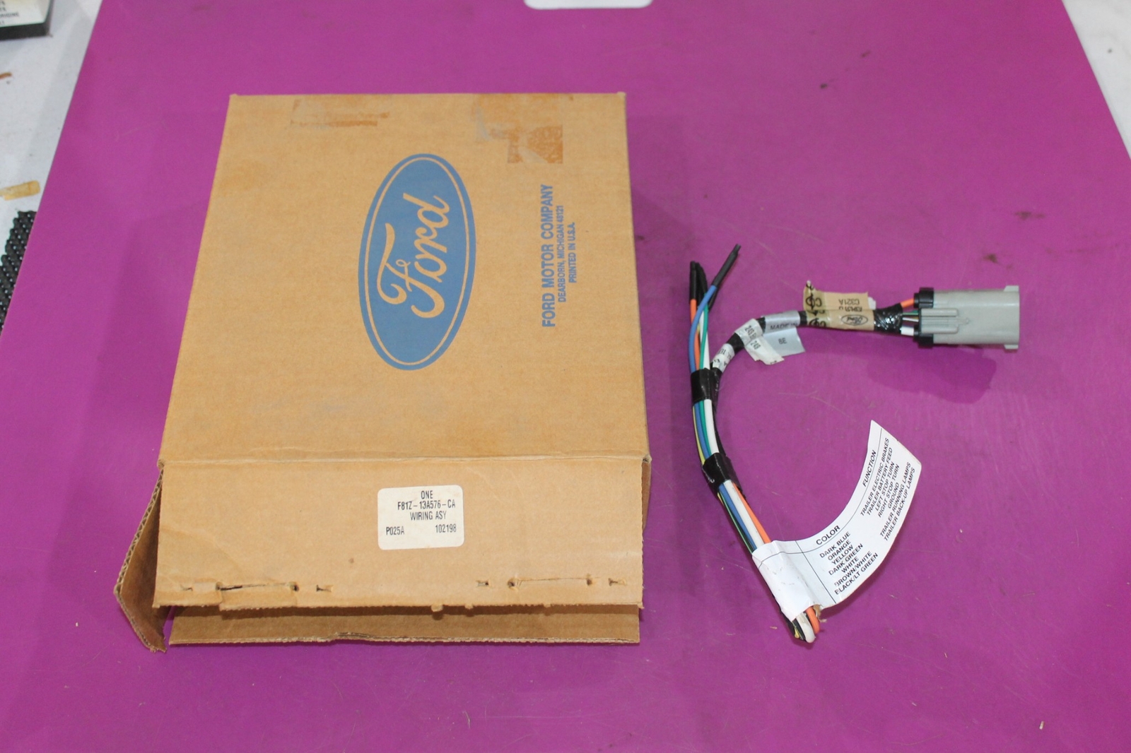NOS Ford Wiring Asy. Part F81Z-13A576-CA. See pic. | eBay