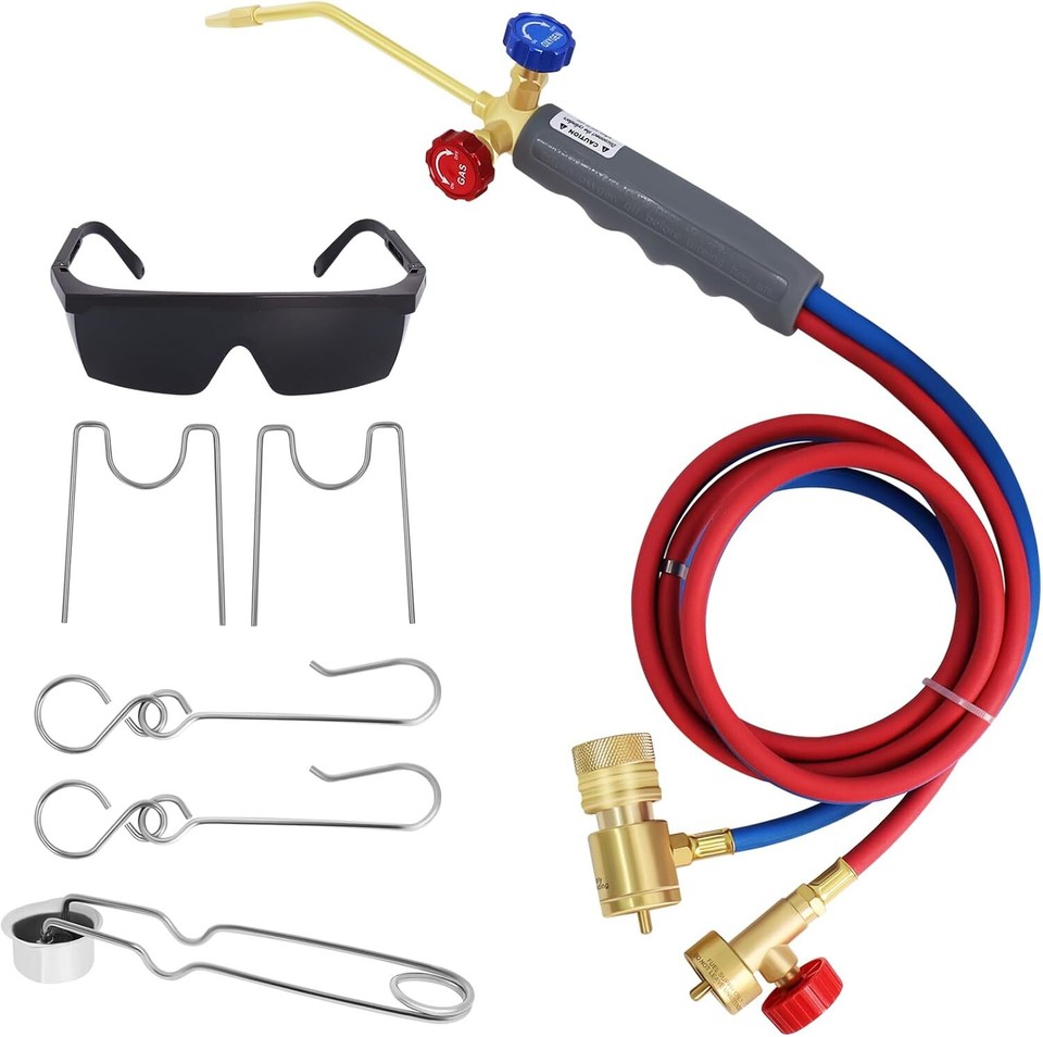 Propane Oxygen Torch Kit Gas Welding Torch with Brazing, Sparker | eBay