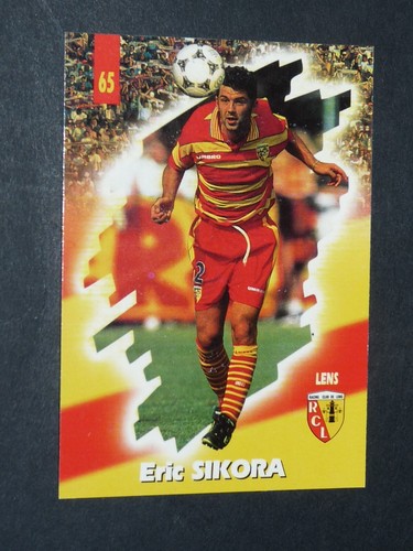 #65 ERIC SIKORA RC LENS RCL PANINI FOOTBALL CARD 98 1997-1998 | eBay