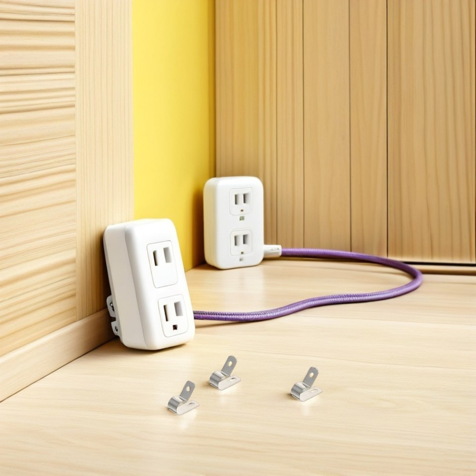 100pcs R-Type Electrical Wire Cable Clips 10mm Wall Cord Clip Cable ...