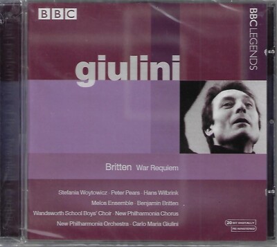 Benjamin Britten: War Requiem by Carlo Maria Giulini (CD, 2000, BBC ...