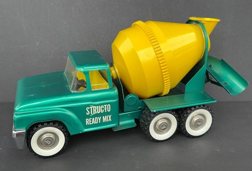 Vintage 1960s STRUCTO Ready Mix Concrete Cement Truck Pressed Steel ...