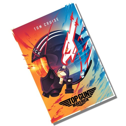 Metal Top Gun Maverick Sign Tin Movie Aluminium Poster Wall Art Man ...