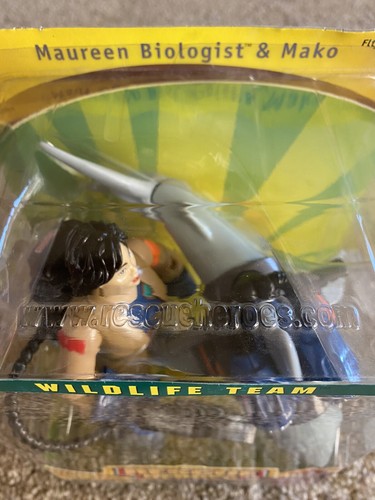 Rescue Heroes Wildlife Team Maureen Biologist & Mako Factory Sealed! | eBay