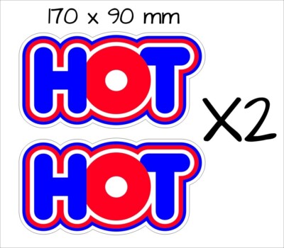 HOT Stickers TWO (2) 170 x 90 mm each | eBay