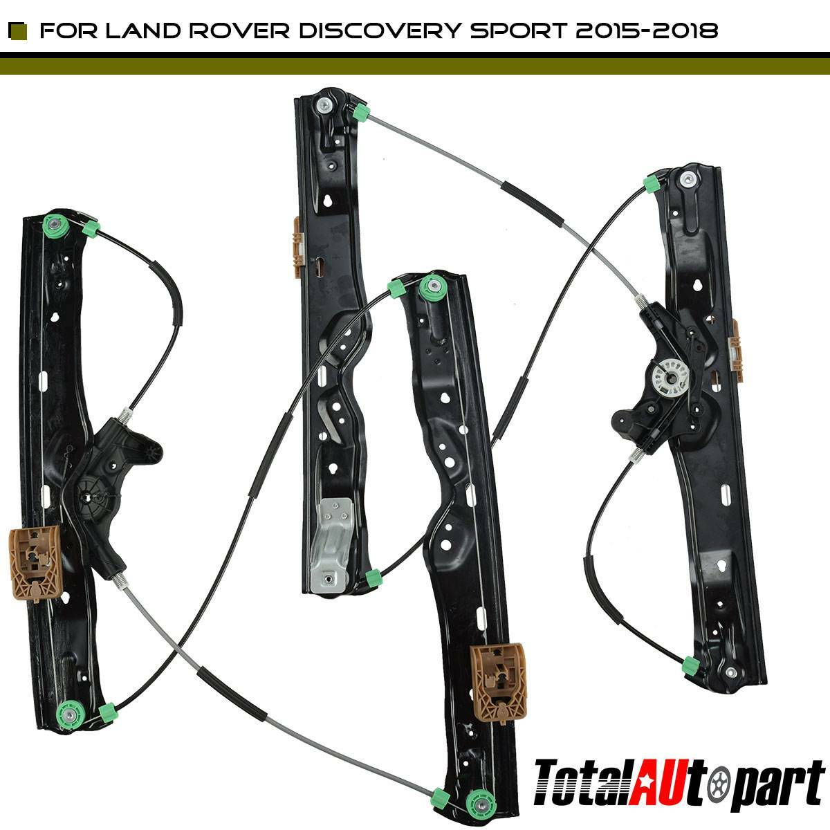 2Pcs Window Regulator w/o Motor Front for Land Rover Discovery Sport ...