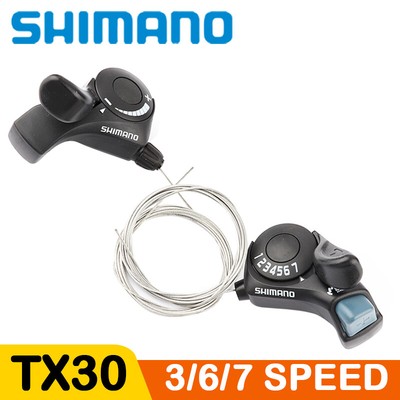 Shimano TOURNEY SL TX30 Shifter 3/6/7/18/21 Speed MTB Thumb Gear Shift ...