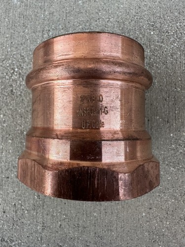 2" NIBCO Pro Press x Female Adapter 2” Press X 2” Threaded | eBay