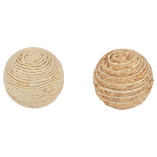 2x Willow & Silk Handmade 14cm Weave Balls Table/Room Decor/Ornament Natural | eBay Australia