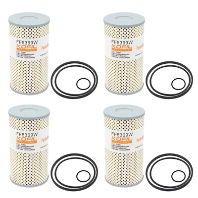 4 of FF5369W Fuel Filter Replaces P550463 P550757 L3578FN 33451 33651 ...