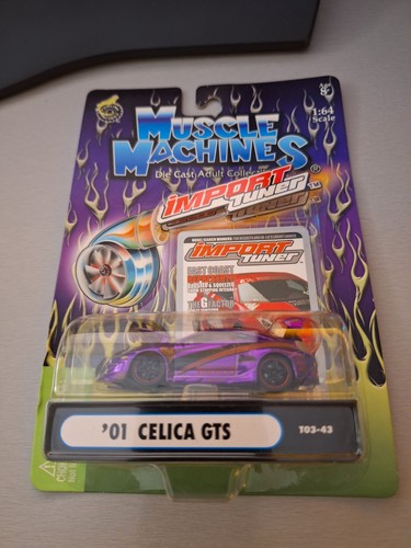 Muscle Machines '01 Toyota Celica GTS - met purple, 1/64 Import Tuner ...