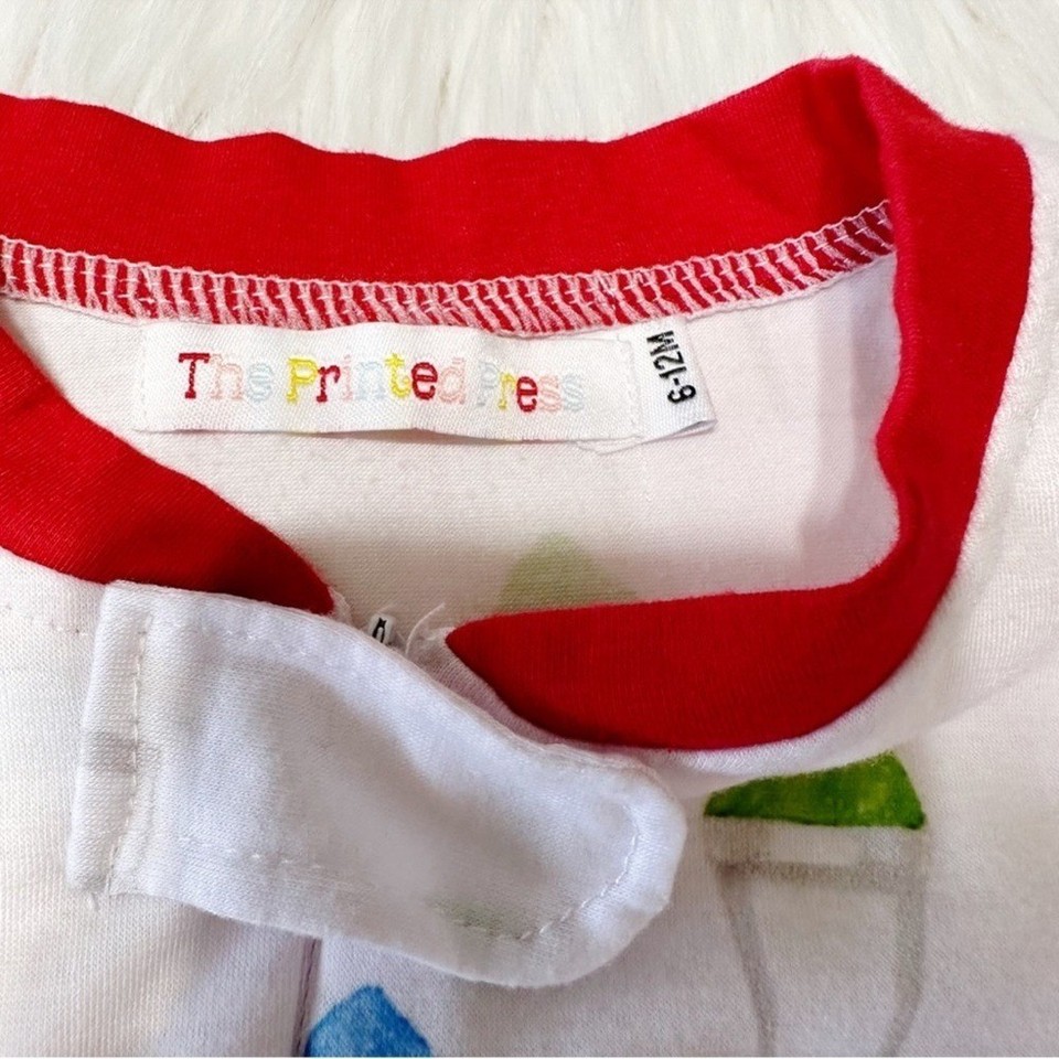 The Printed Press Snowball Footless Pajamas | eBay