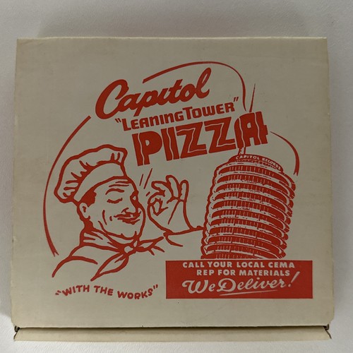 Capitol- Leaning Tower Pizza CD PROMO In A Pizza Box | eBay