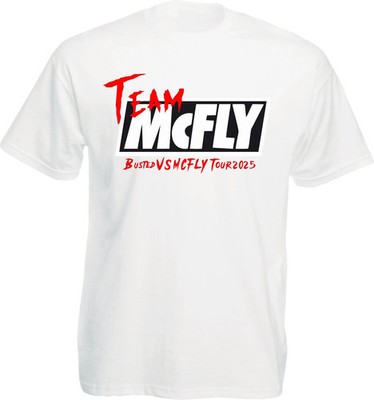 Team McFLY 2025 Pop Rock T-Shirt, Busted vs McFly Party Shirt, Music ...