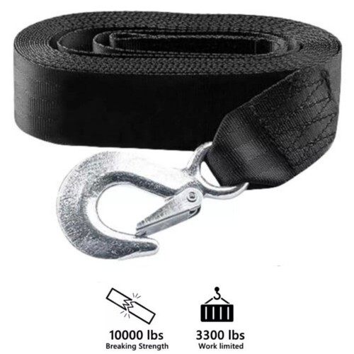 ⭐ Hot Heavy Duty Boat Trailer Tow Replacement Winch Strap Rope with ...
