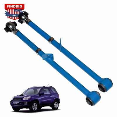 Pair Alignment Adjustable Lower Control Arms Rear Camber Kit L&R for ...