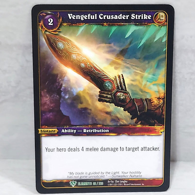 World Of Warcraft War Of The Elements Vengeful Crusader Strike 62/220 ...