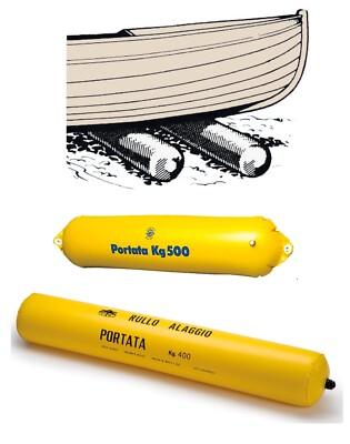 RULLO ALAGGIO PER VARO SCAFI IN PVC - 4 MODELLI - 200 / 400 / 500 / 600 ...