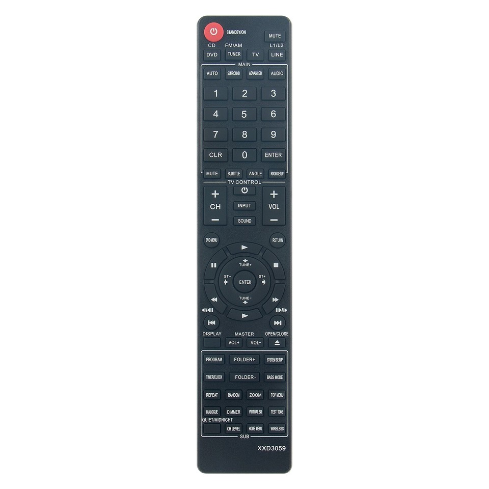 XXD3059 Replace Remote for Pioneer AV Receiver S-DV515 XV-DV515 XW ...